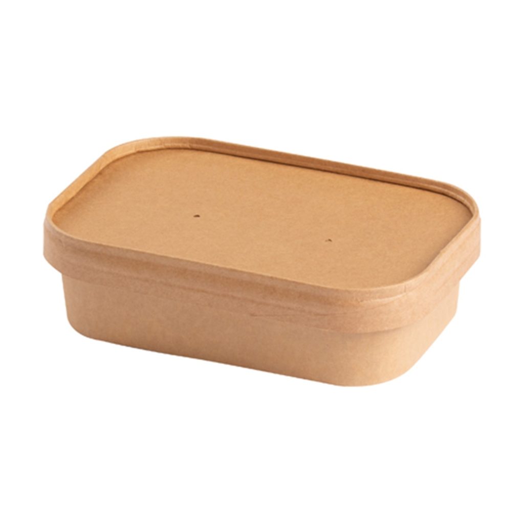 Kraft Rectangular Deli Bowl – Buffet Packaging