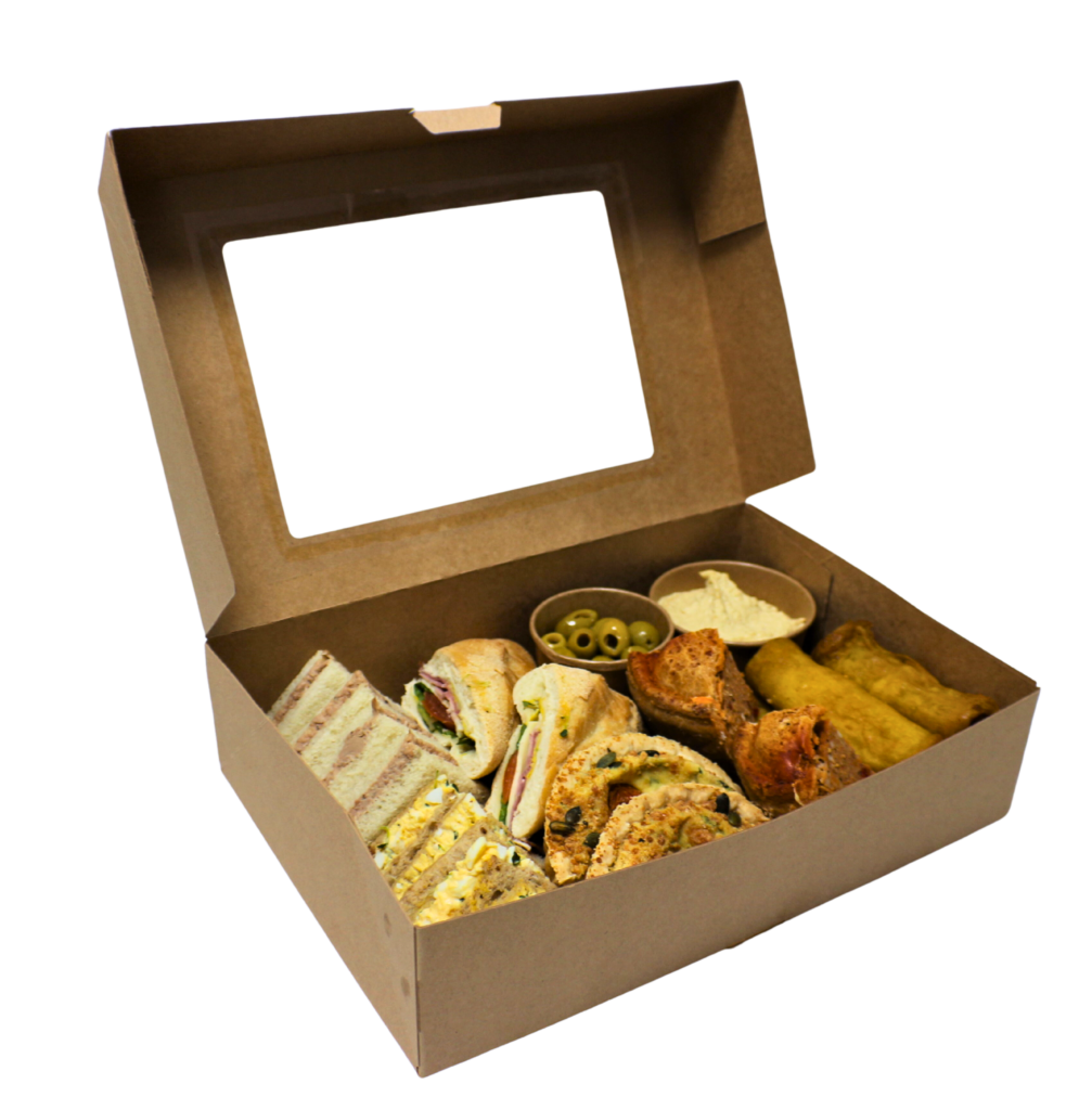 Kraft Window Platter – Buffet Packaging