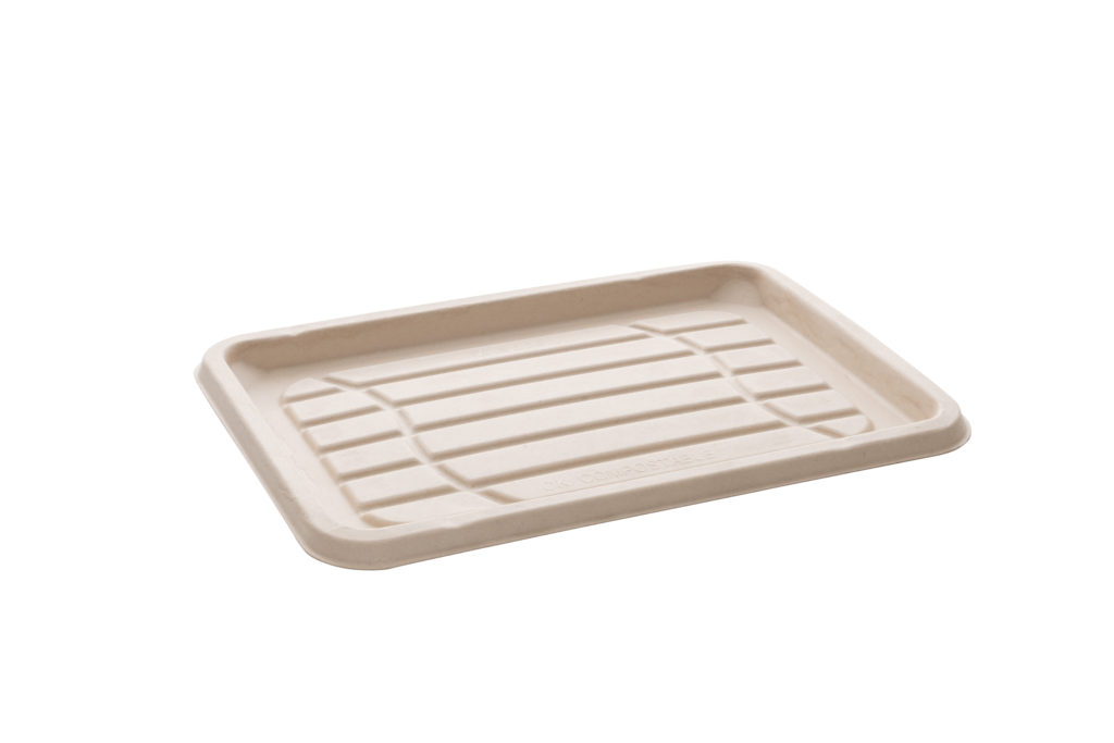 Medium Rectangle Pulp Platter Base – Buffet Packaging