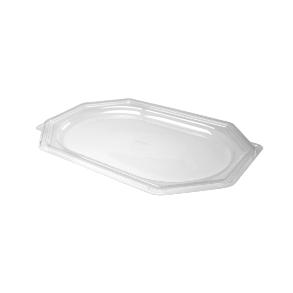 Octagonal Clear Platter Base – Buffet Packaging