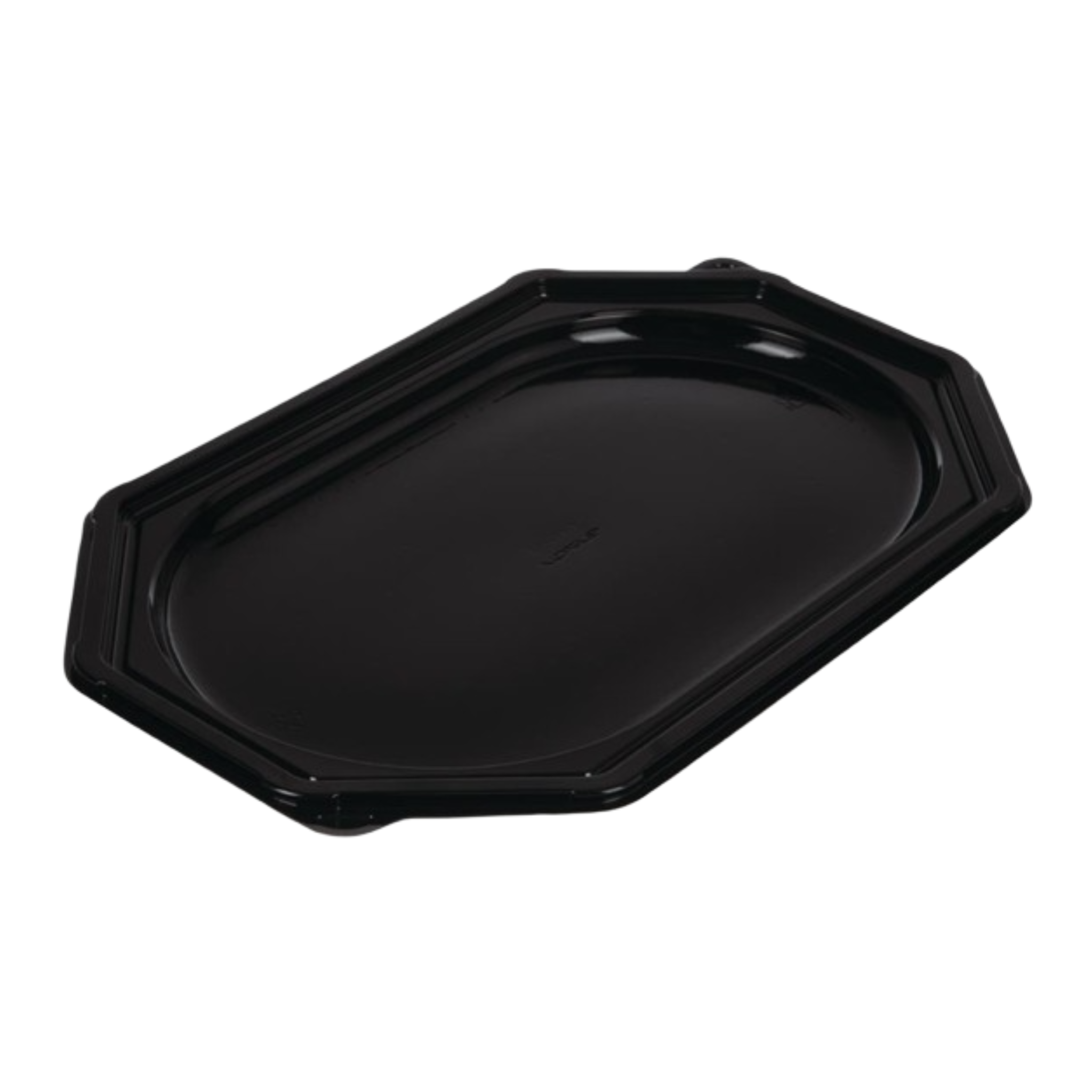 Small Octagonal Black Platter Base – Buffet Packaging
