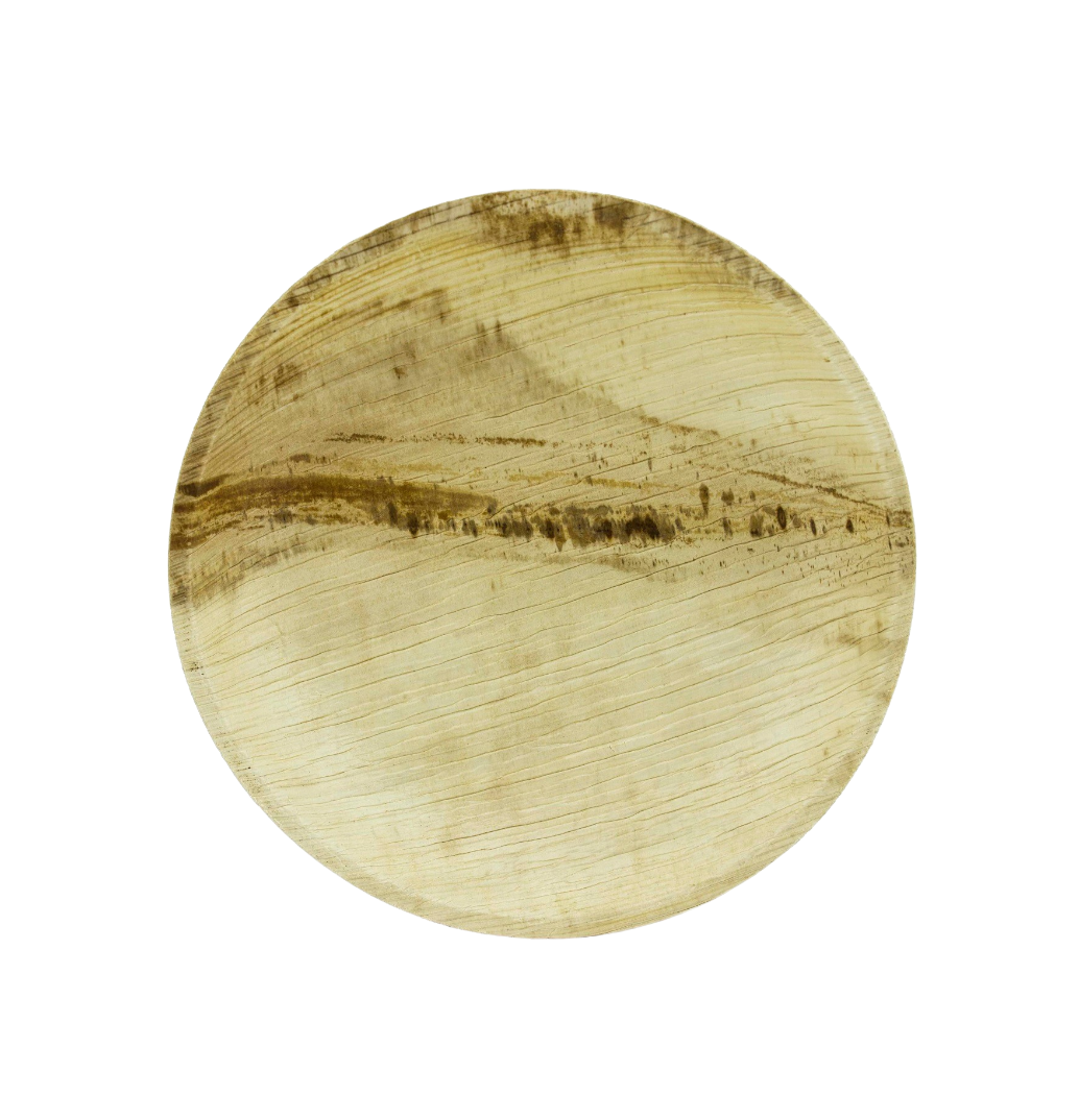 Palm Leaf Round Plates – Buffet Packaging