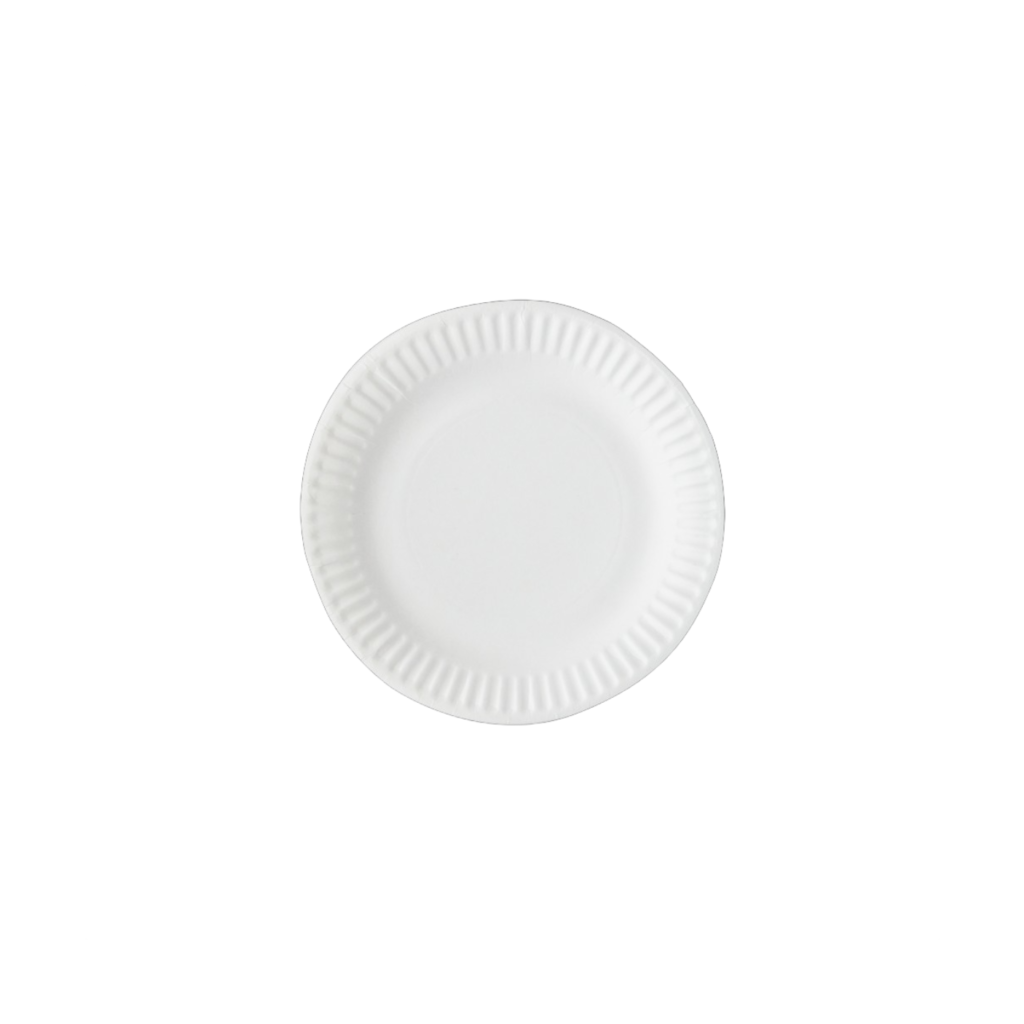 White Paper Plate – Buffet Packaging