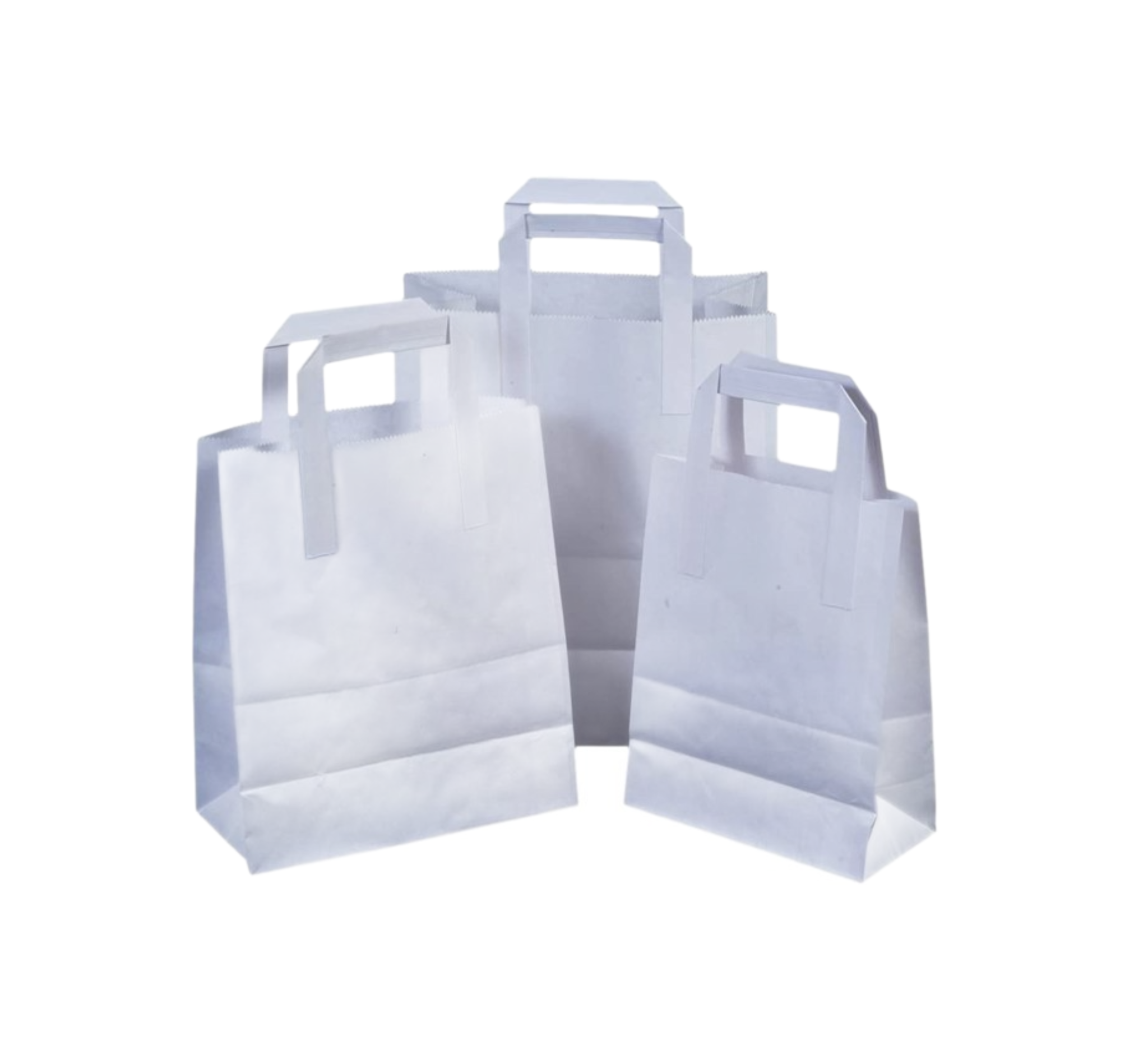 White Paper Food-To-Go Bags – Buffet Packaging