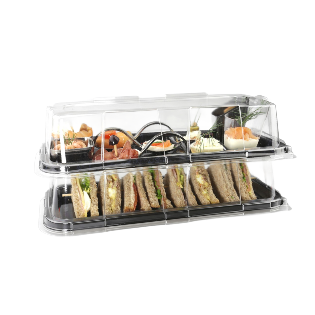 Mini Rectangular Platter Lid – Buffet Packaging