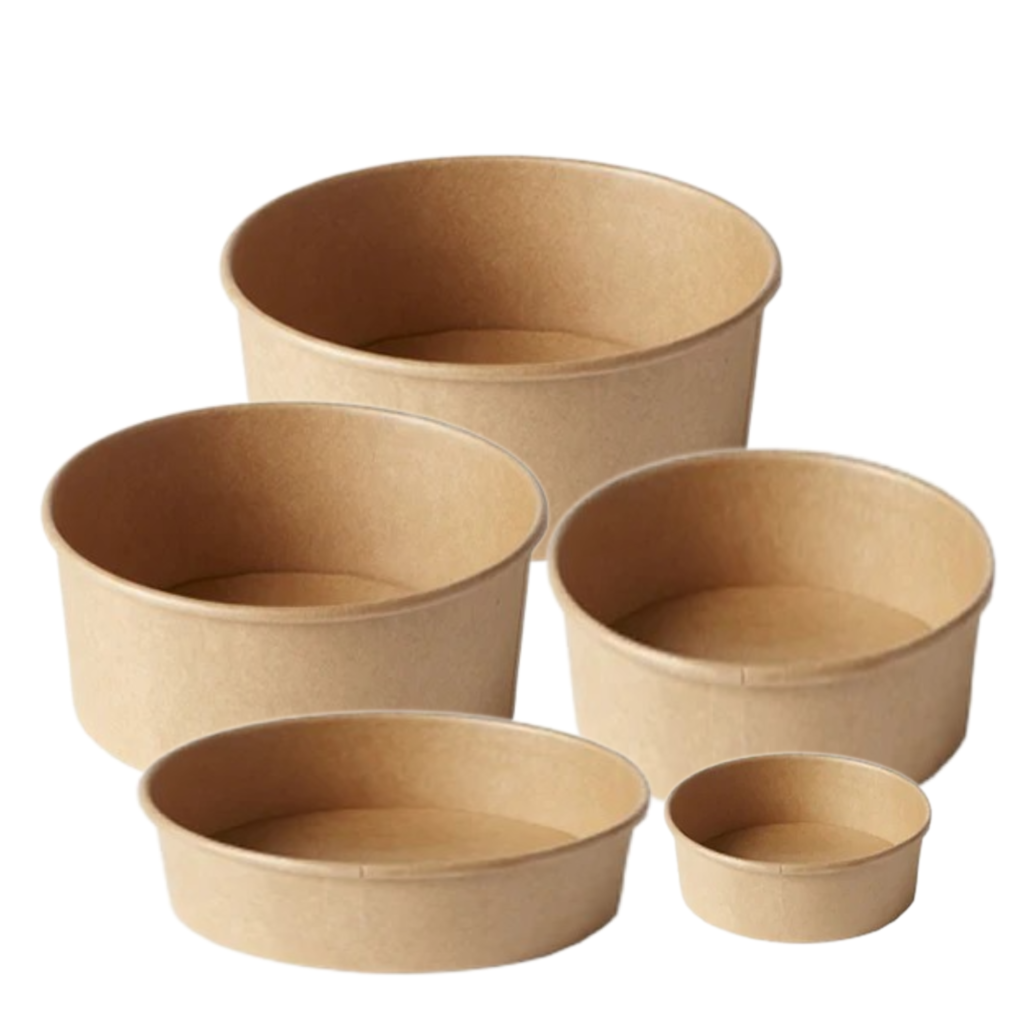 Kraft Round Deli Bowl – Buffet Packaging